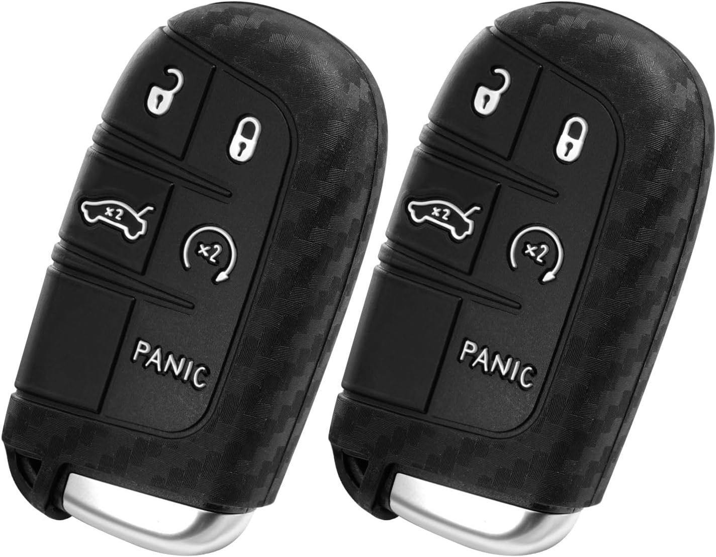Amazon.com: WORCAS 2 Pcs Key Fob Cover Case Compatible with Challenger ...