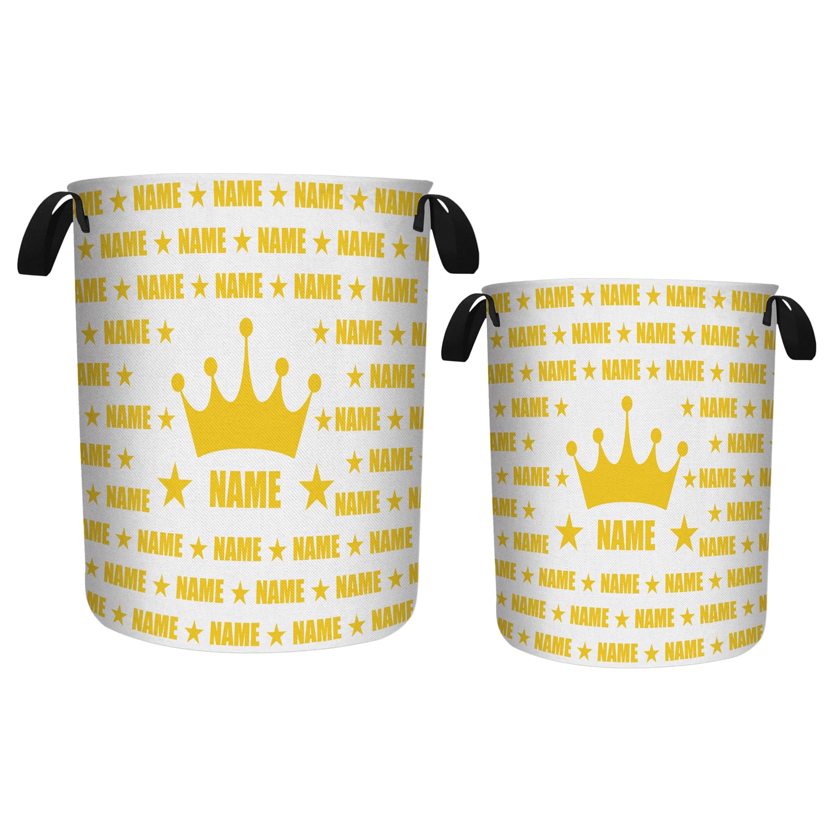 Amazon.com: Personalized Crown Laundry Hampers Custom Laundry Basket ...