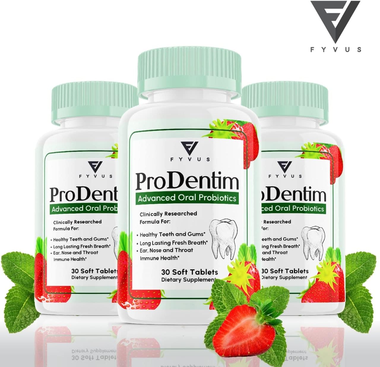 Prodentim – Paquete de 2 tabletas masticables para encías y dientes ...