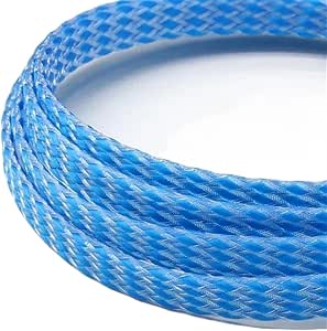 Amazon.co.jp: Cord Protector, 1/5/20/50 Meters Extension Braided Sleeve ...