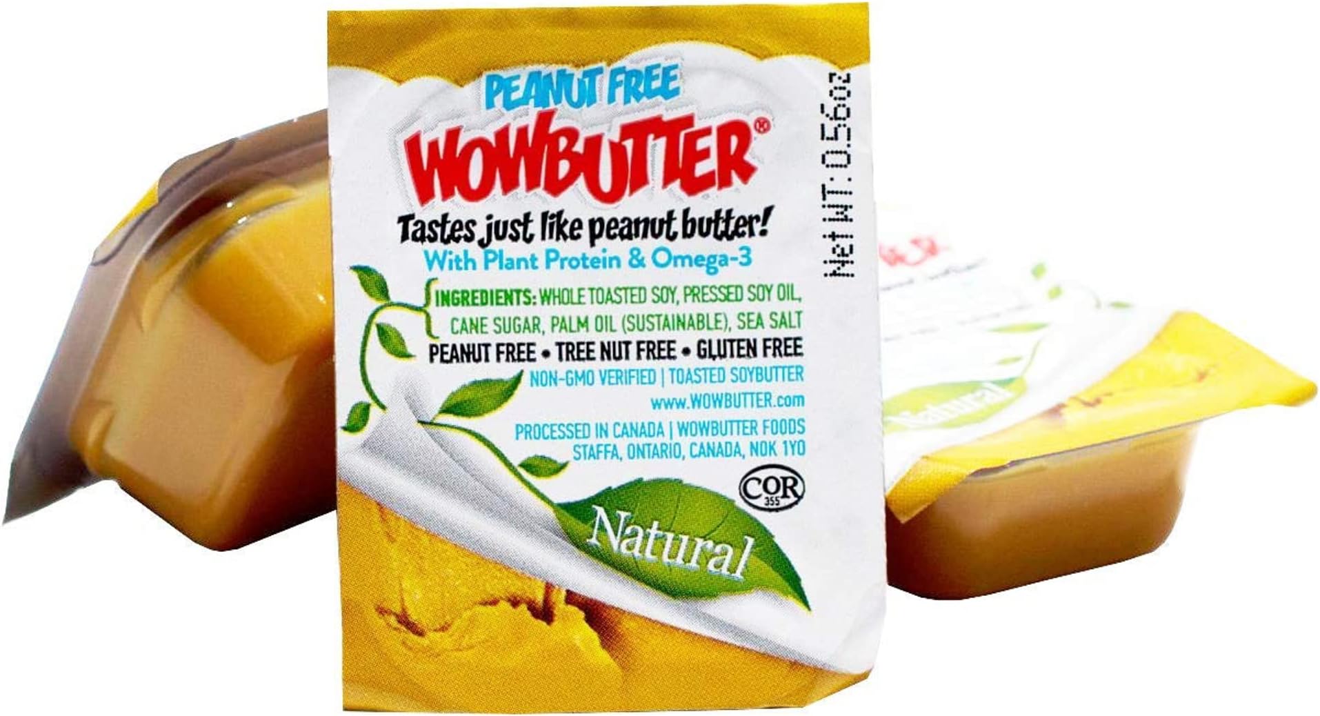 Amazon.com : WOWBUTTER Natural Peanut Free Creamy, 1.1 Lb Jar (Pack of ...