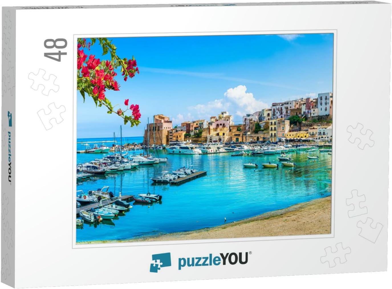 Amazon.com: Sicilian Port of Castellammare Del Golfo, Amazing Coastal ...