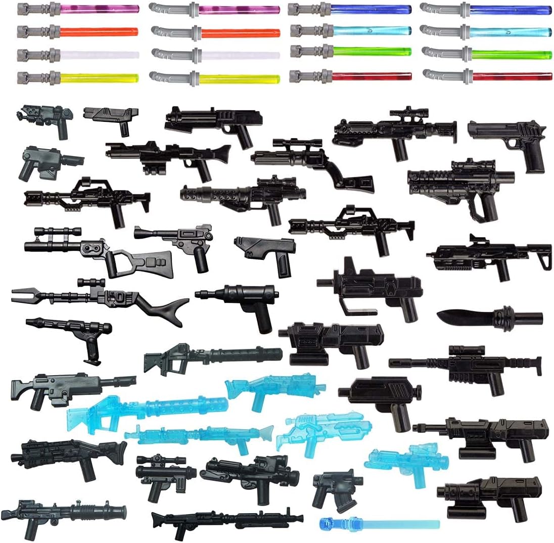 Amazon.com: ALiquid Custom Minifigures Weapon Set, Custom Weapon Set ...