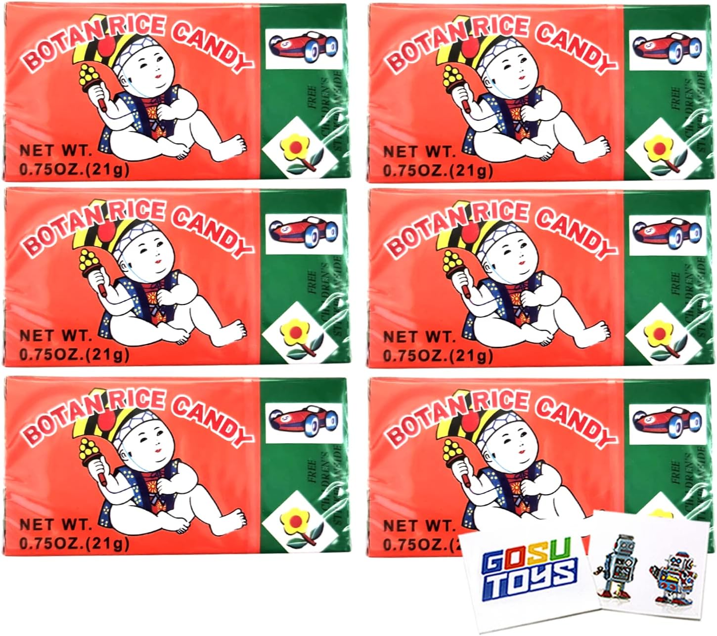 Amazon.com : Botan Rice Candy for 12 Packs : Japanese Rice Candy ...