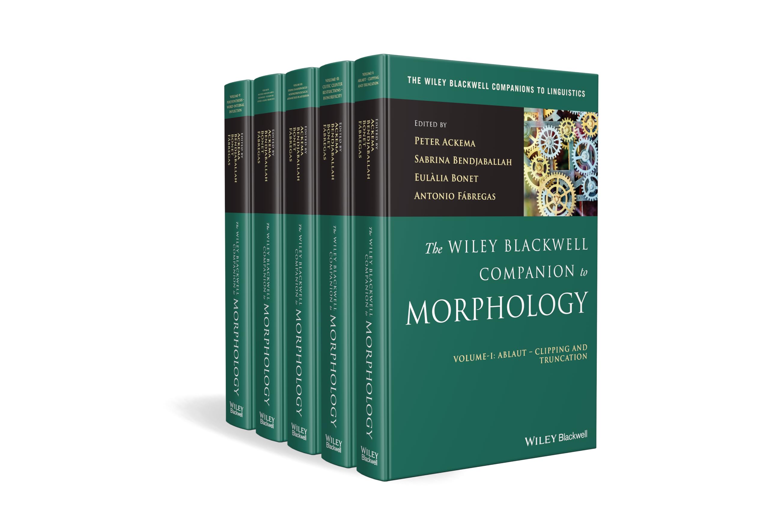 The Wiley Blackwell Companion to Morphology, 5 Volume Set: Ackema ...