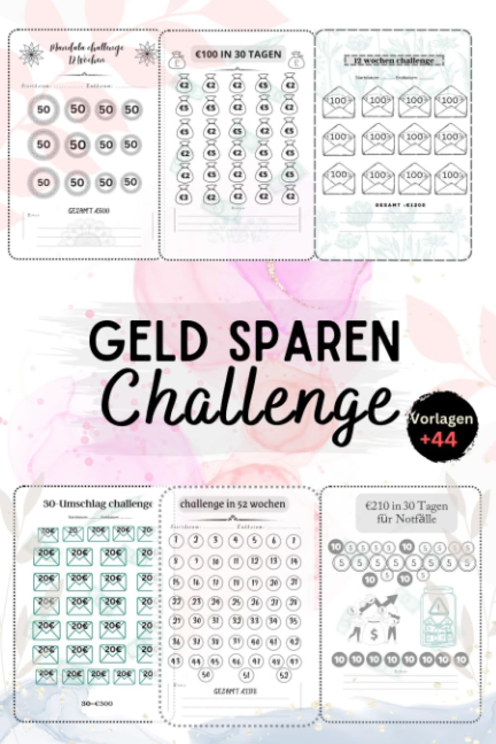 Geld Sparen Challenge Buch: budget planner challenge deutsch : +44 ...