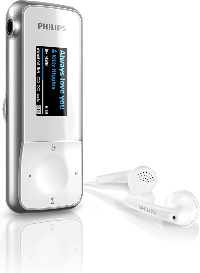 Philips GoGear Mix 4GB MP3 Player with Built-in USB - White : Amazon.co ...