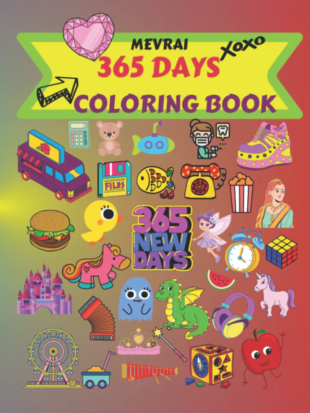 365 DAYS COLORING BOOK | KIDS UNDER 3-6 | BEST GIFT FOR KIDS | BLOC DE ...