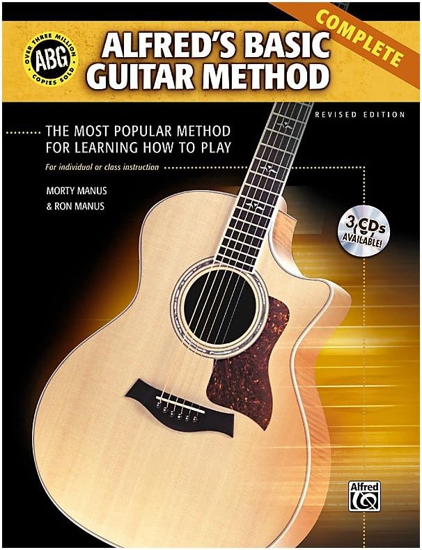 Amazon.com: Alfred Basic Guitar Method Complete (Book/3 CDs) : Musical ...