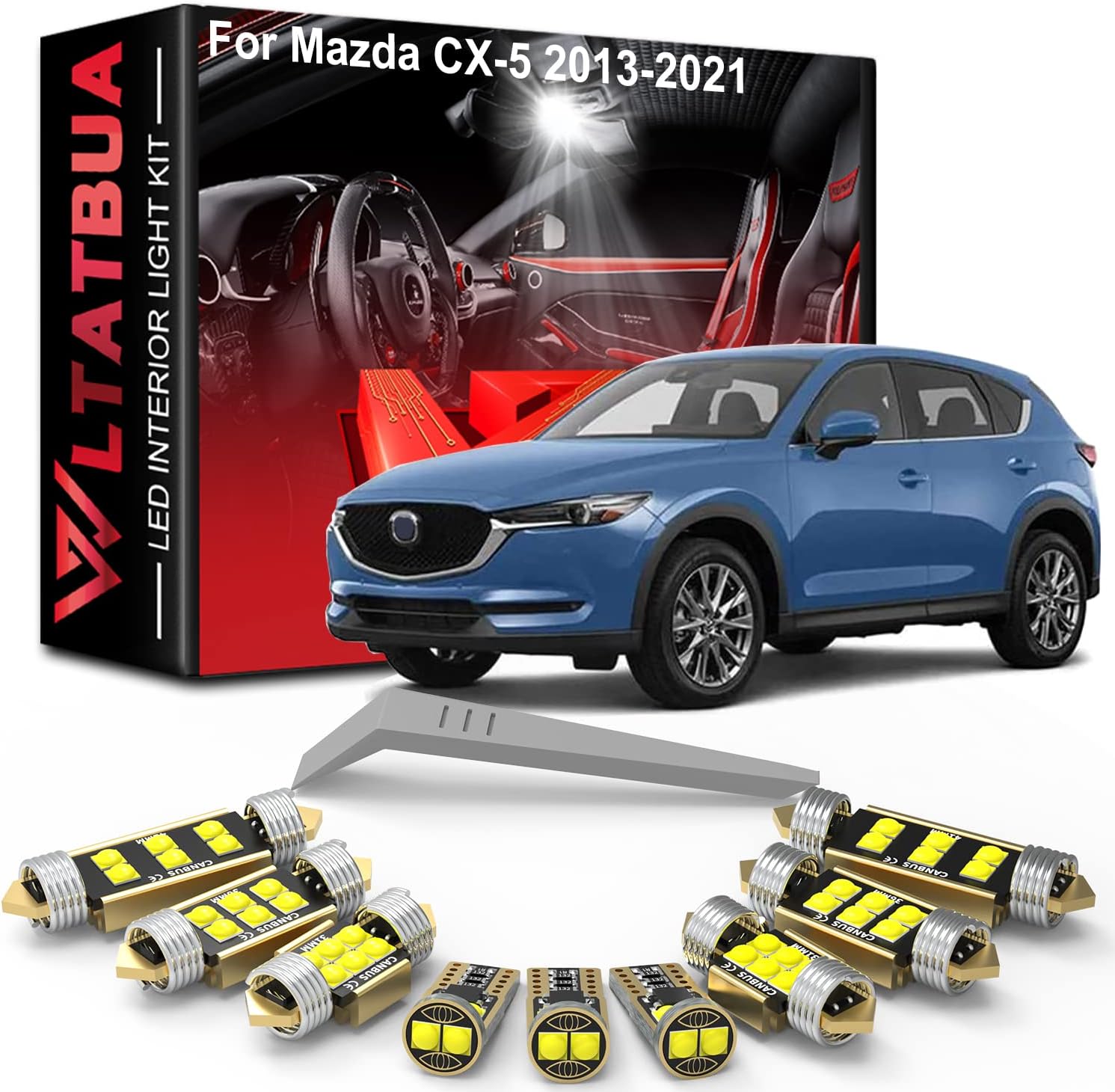 Kit de luces LED interiores de repuesto para Mazda CX-5 CX5 2013 2014 ...