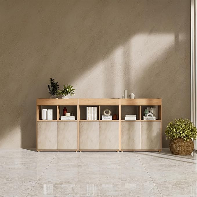 Cream Limewash Peel and Stick Wallpaper 24'' x 197'' Natural Concrete ...