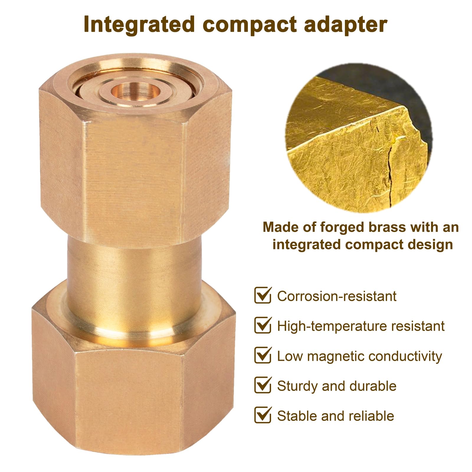 Snapklik.com : CGA-320 To CGA-580 Adapter, Carbon Dioxide Bottom To ...