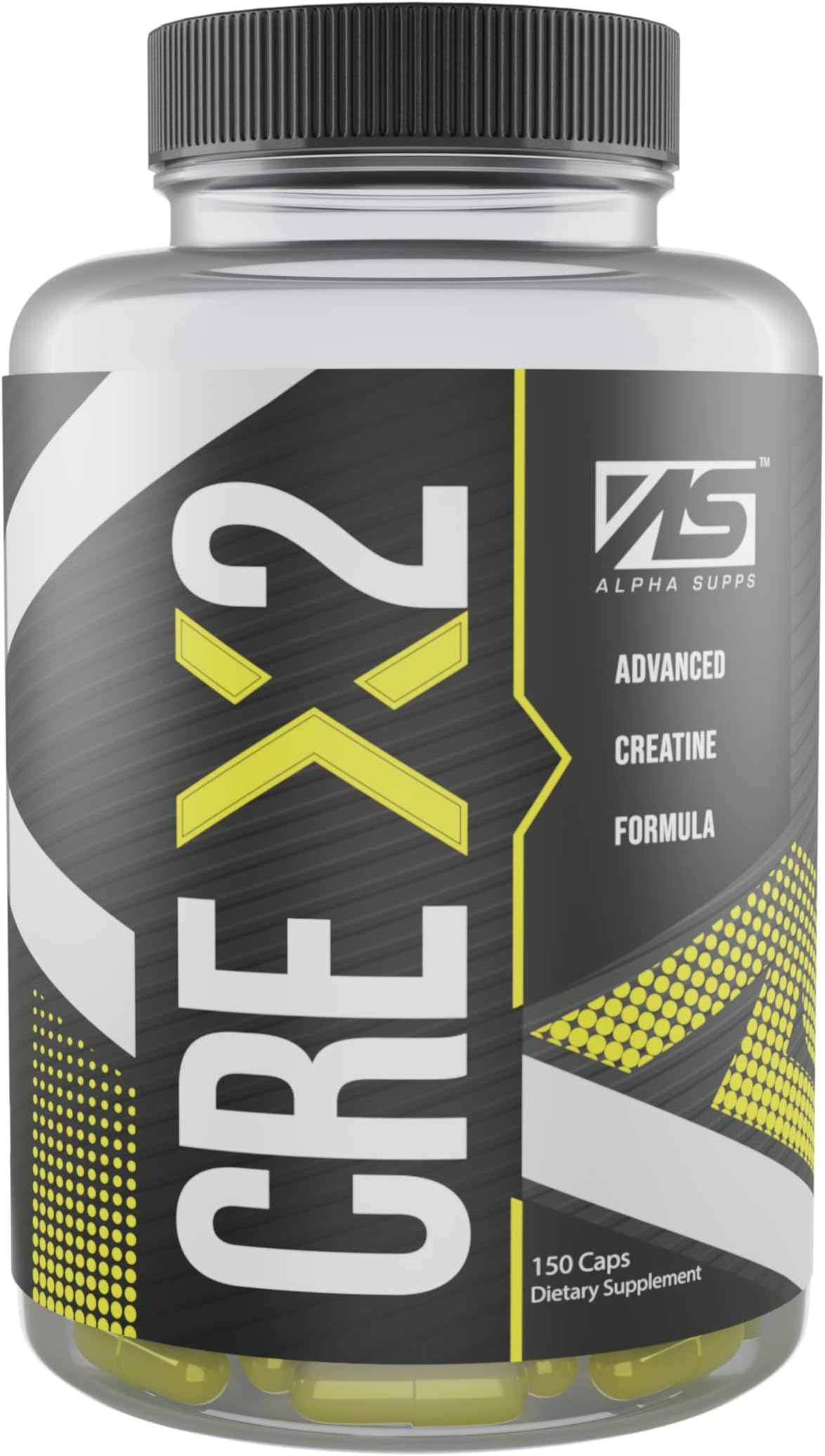 Amazon.com: Alpha Supps - Alpha CRE X2 | 1500mg each Creatine ...