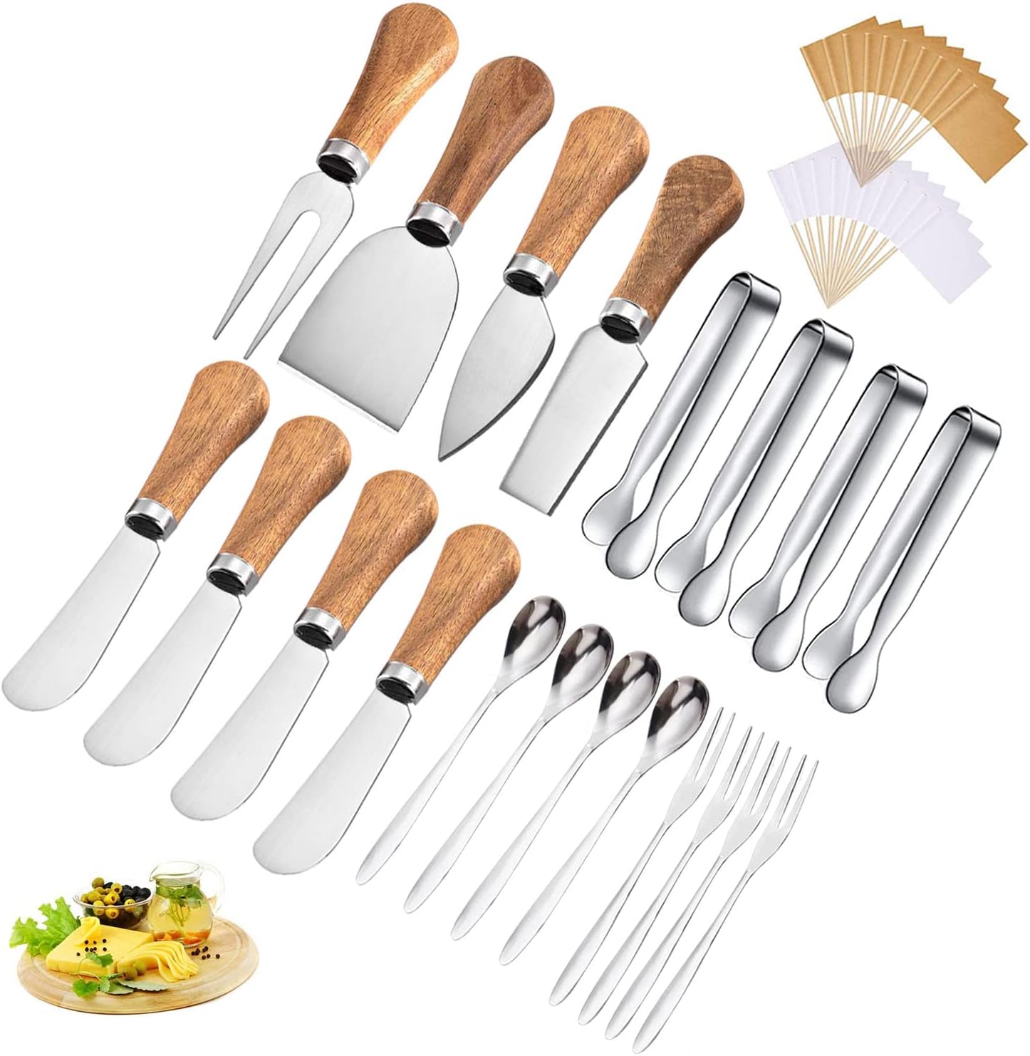 Amazon.com: Patelai Charcuterie Board Accessories Cheese Spreader Knife ...