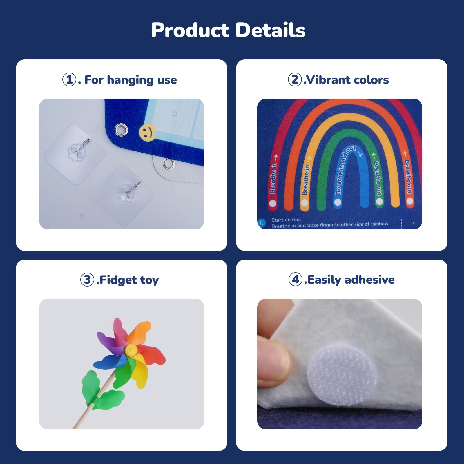 Snapklik.com : Calm Down Corner Set, Feelings Chart For Kids,Social Emotional Learning ...