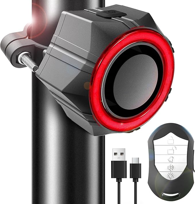 Amazon.com: BANGTING 110dB Loud Bike Alarms with Remote, Wireless Best ...