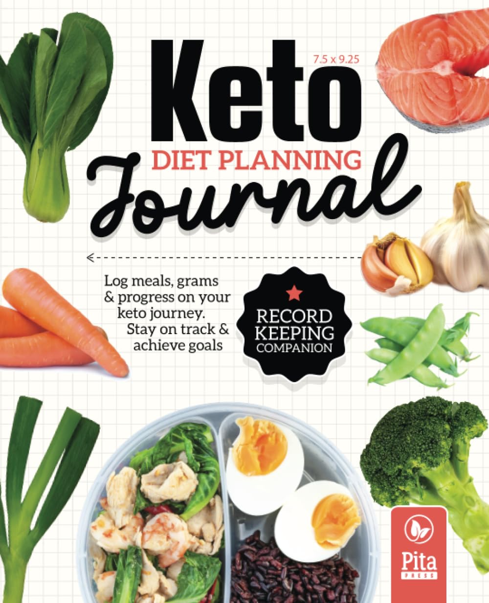 KETO DIET PLANNING JOURNAL: Weekly Ketogenic Diet Food Diary, Carbs ...