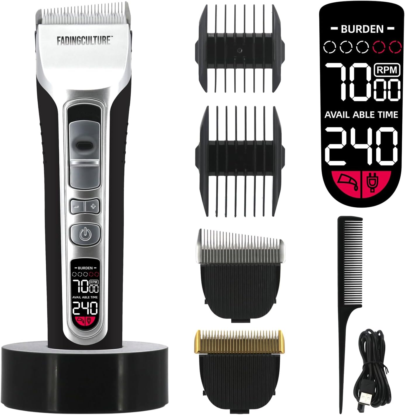 Amazon.com: IFADE 2.0 - Professional Instant Fading Clipper with Fading ...