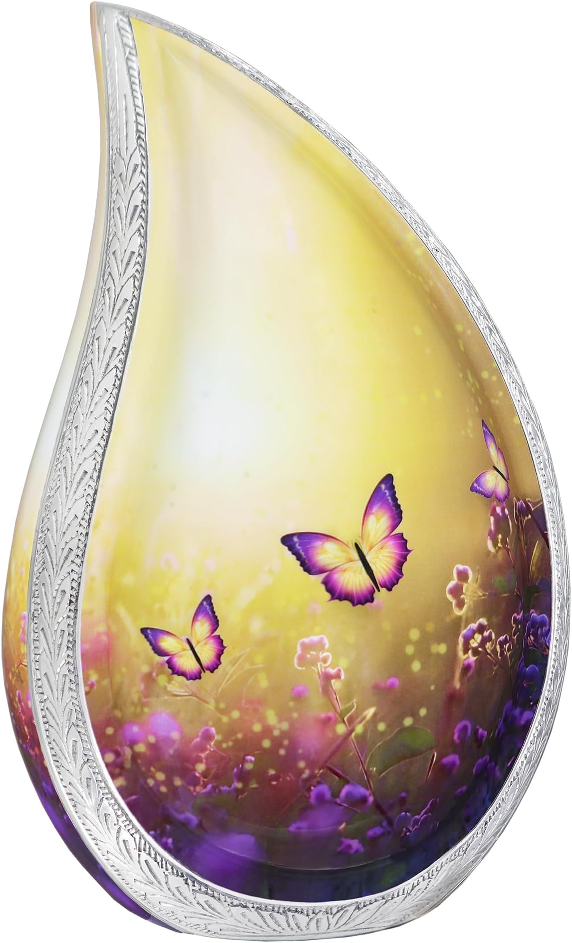 Amazon.com: PARUHAS Aurora Borealis Teardrop Cremation Urn for Human ...