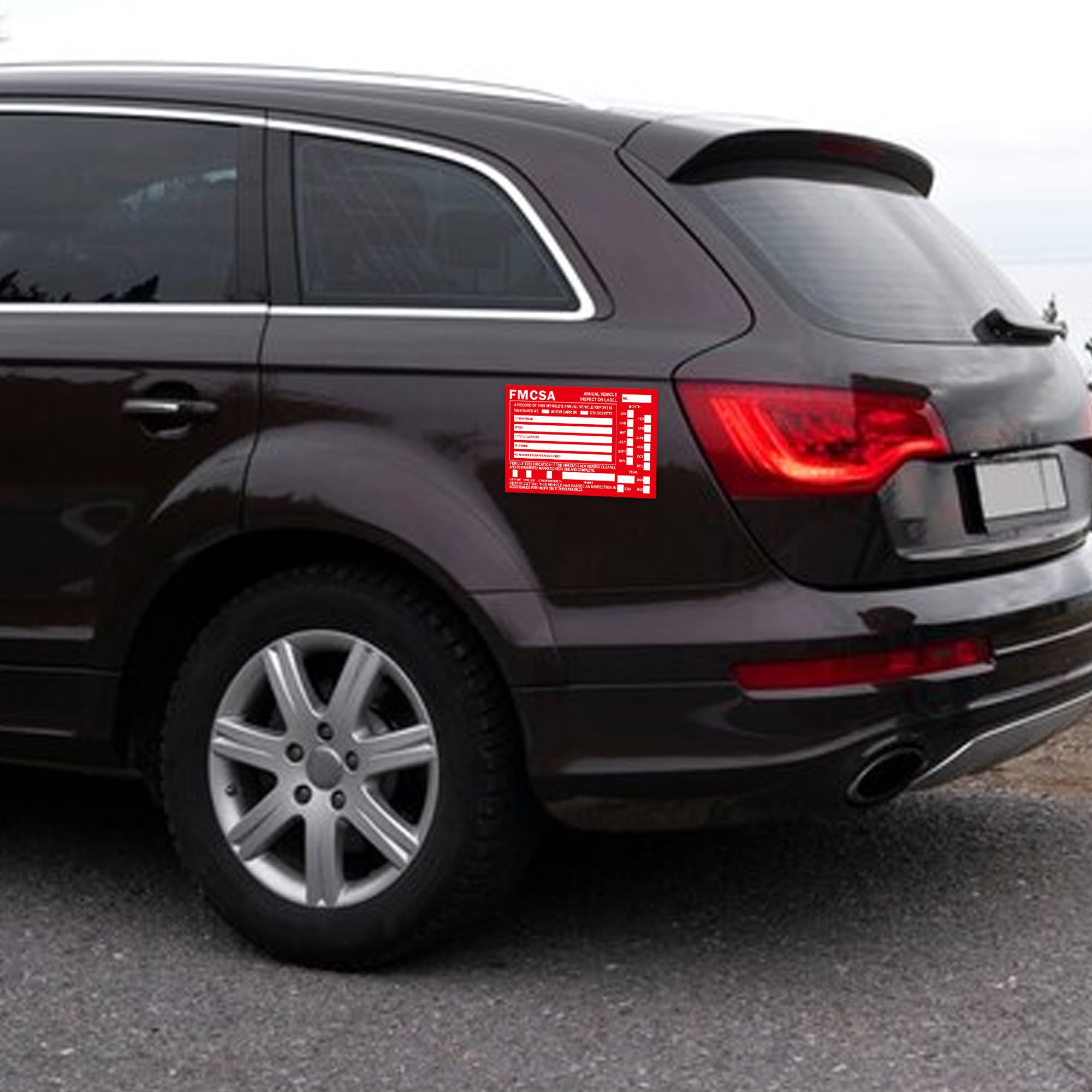 Snapklik.com : 30-Pack, Annual Vehicle Inspection Report Form & Red ...