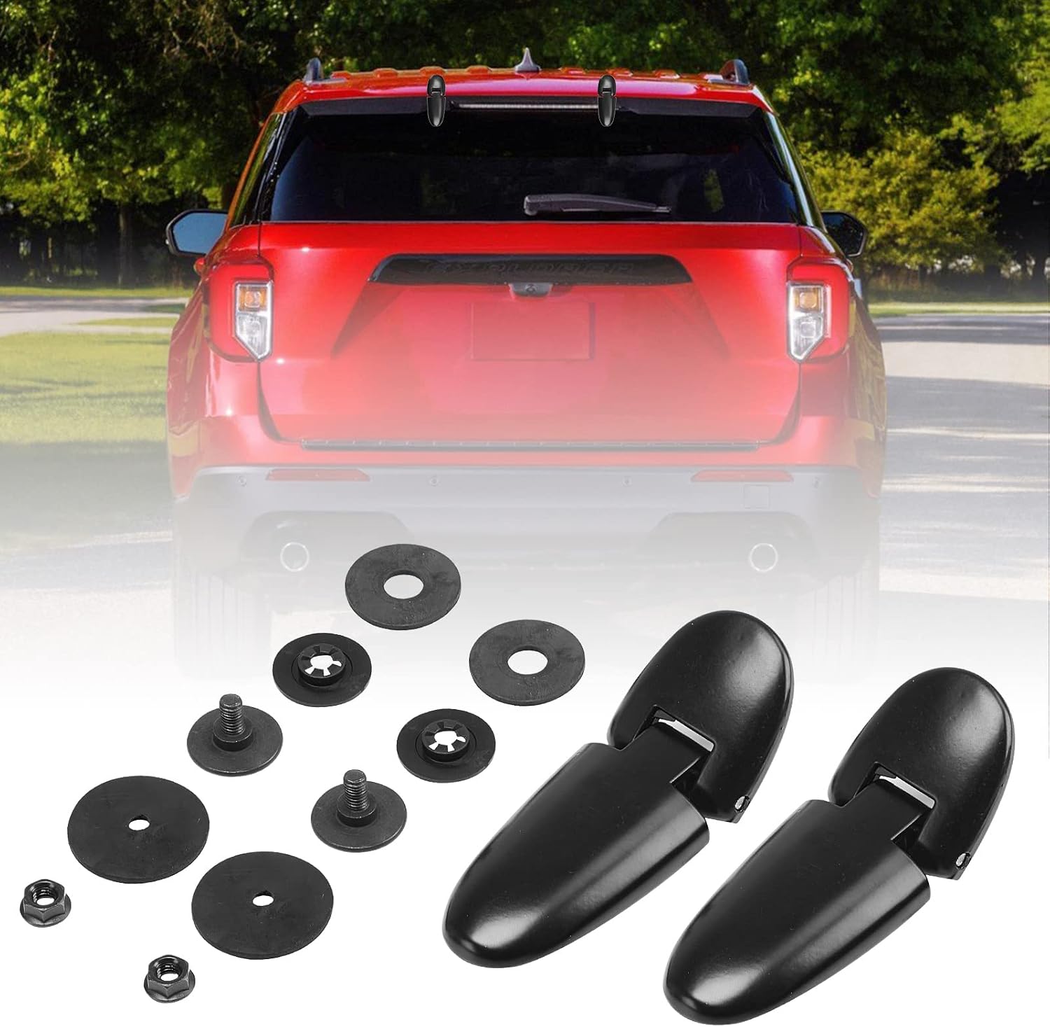 Amazon.com: 926-132 Rear Window Hinge Set Liftgate Glass Hinge Right ...