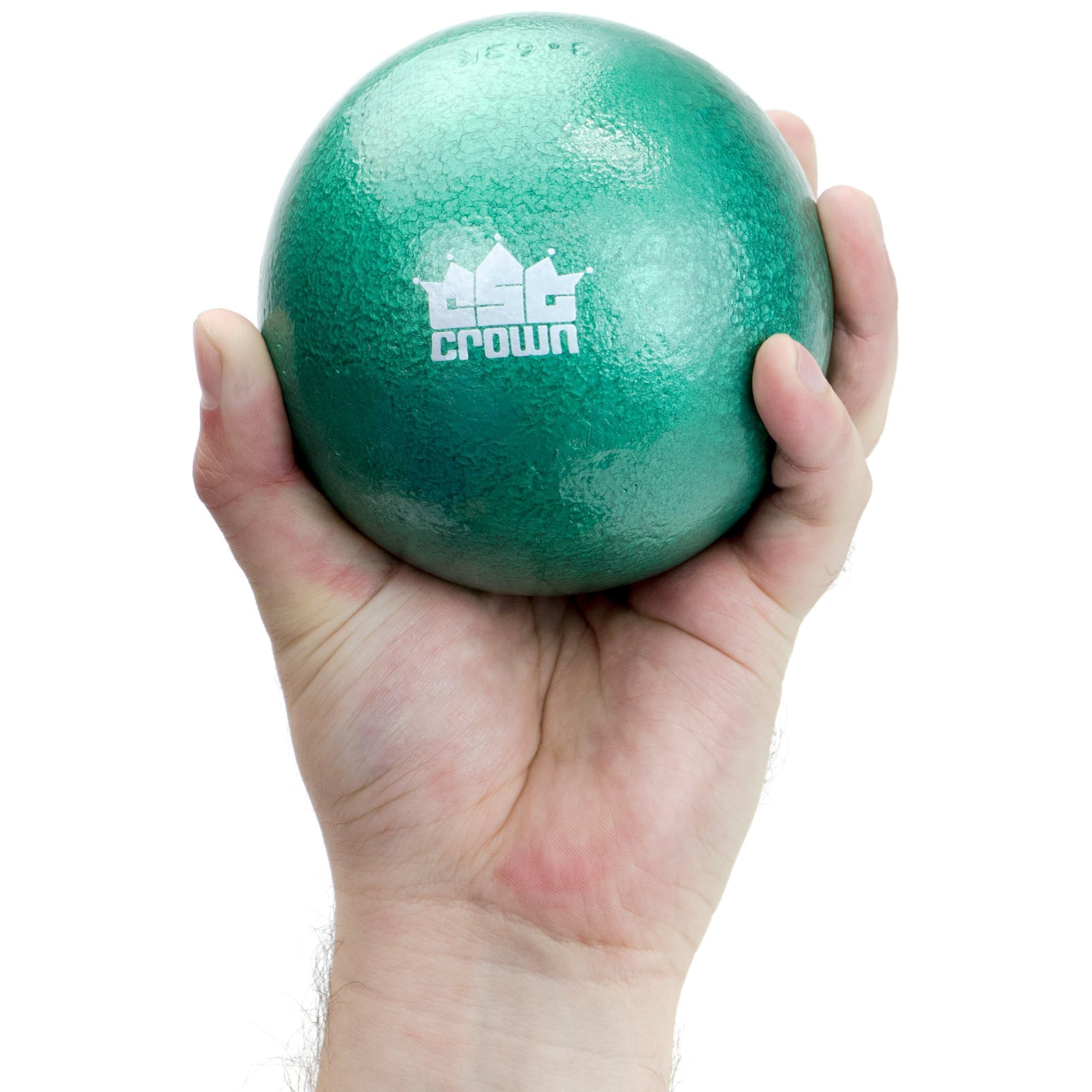 Snapklik.com : Shot Put, 8 Lbs - Green Cast Iron Weight Ball, 3.63kg ...