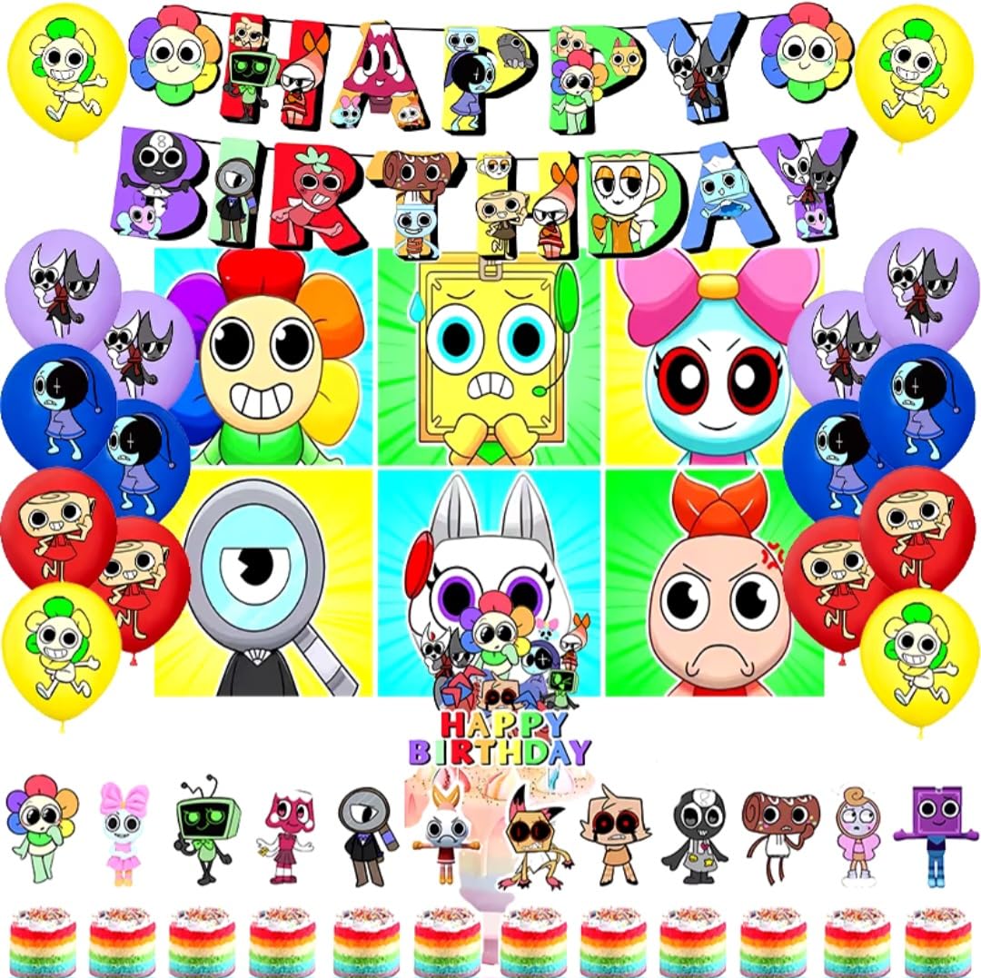 Amazon.com: Dandies World Party Supply, Balloons, Cake Topper, Cupcake ...