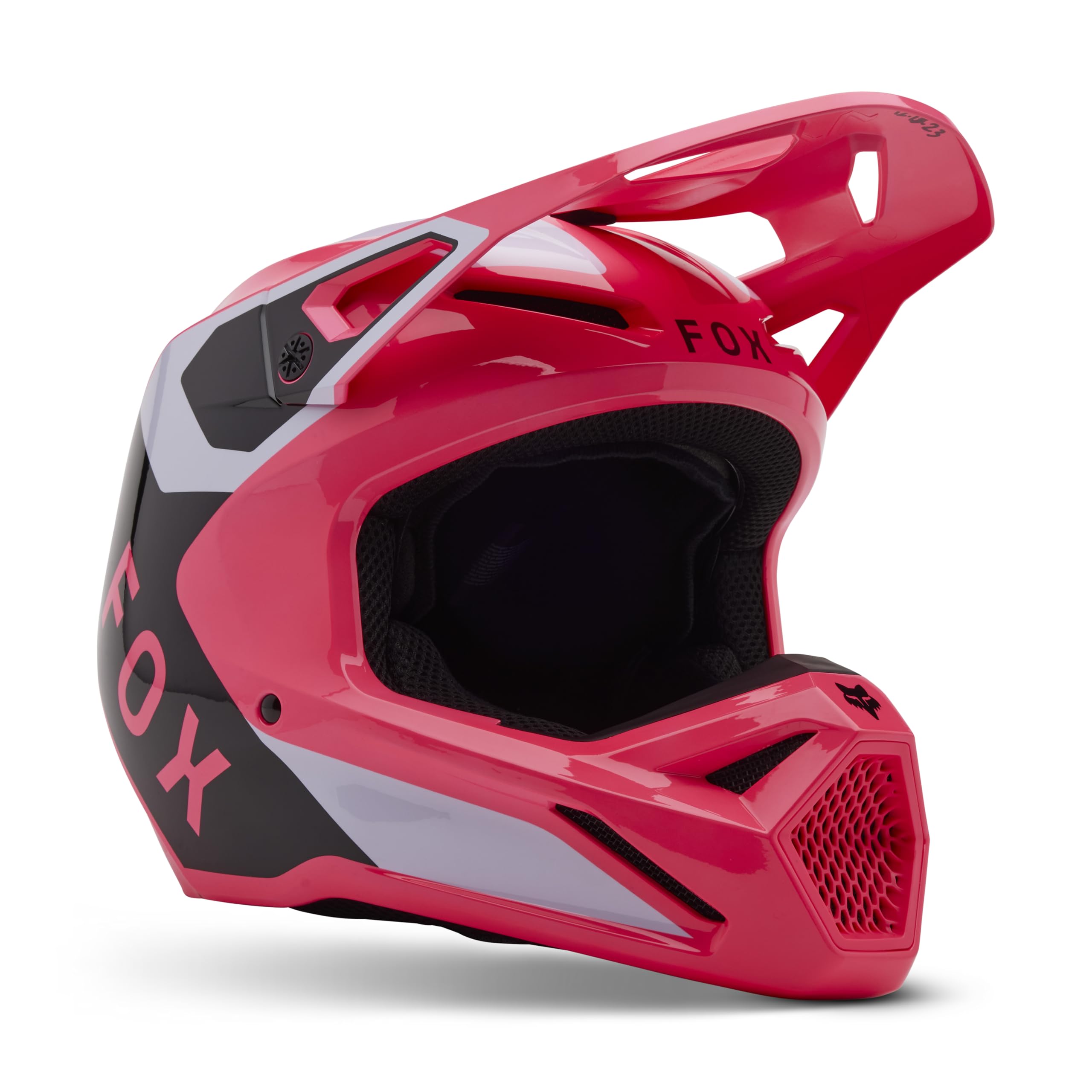 Pink Fox Helmet 2023 Fox Racing V1 Nuklr Helmet Teal Pink Sixstar