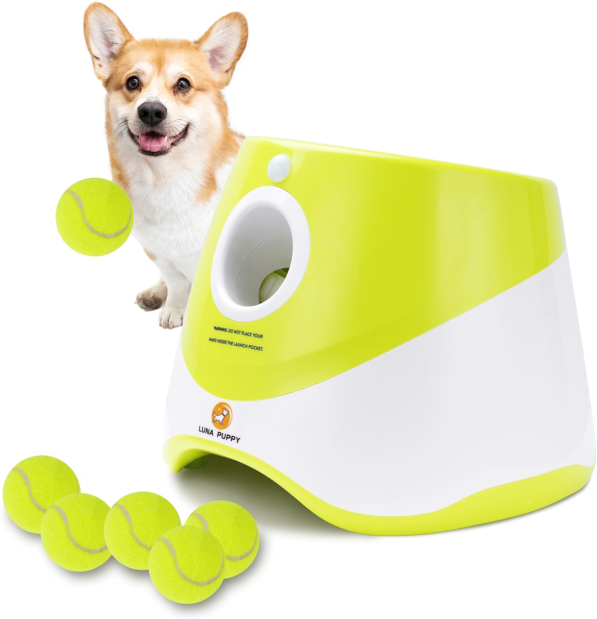 Pet Supplies : Elevon Automatic Dog Ball Launcher, Indoor/Outdoor ...