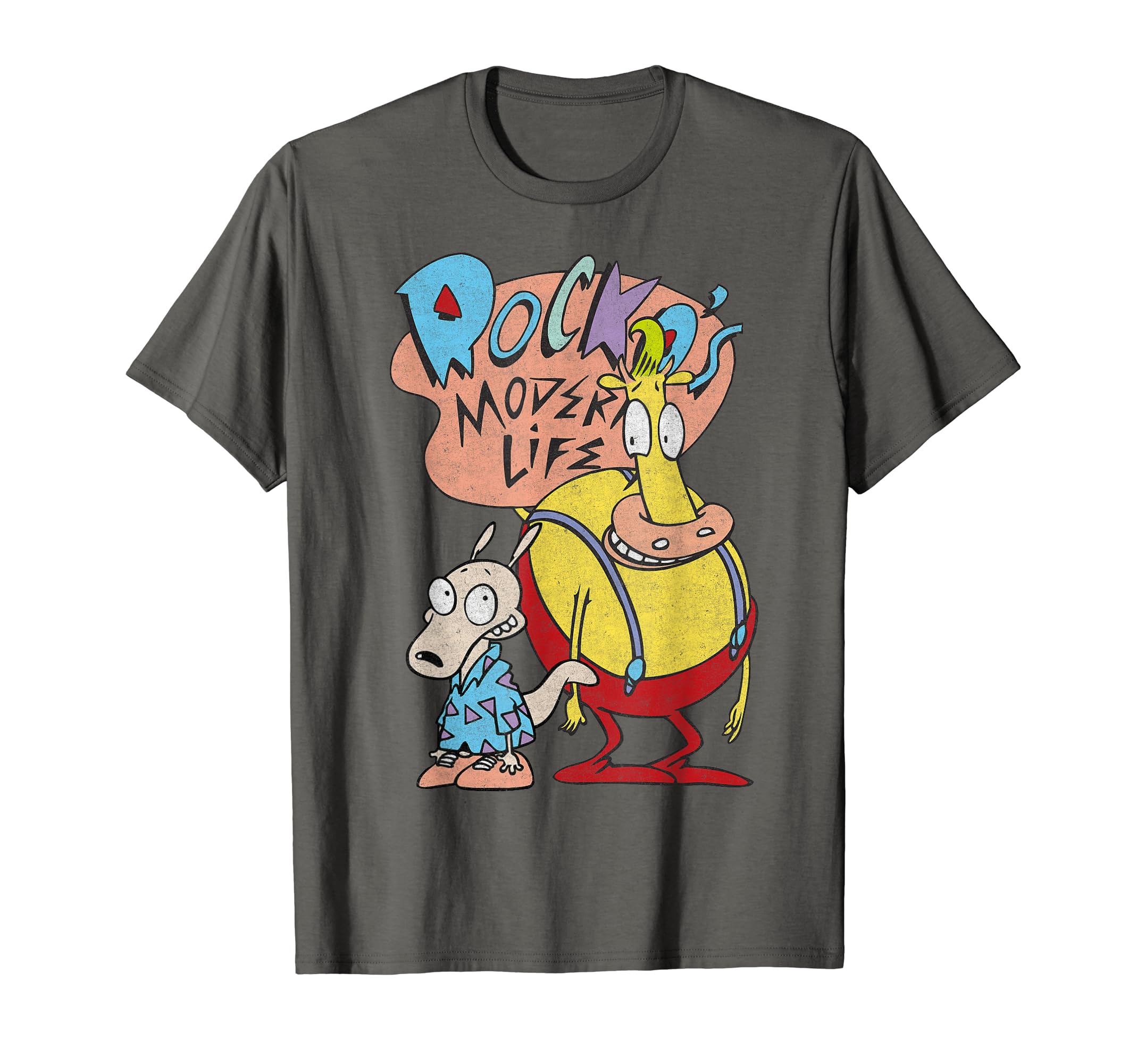 Amazon.com: Nickelodeon Rocko's Modern Life Rocko And Heffer T-Shirt T ...