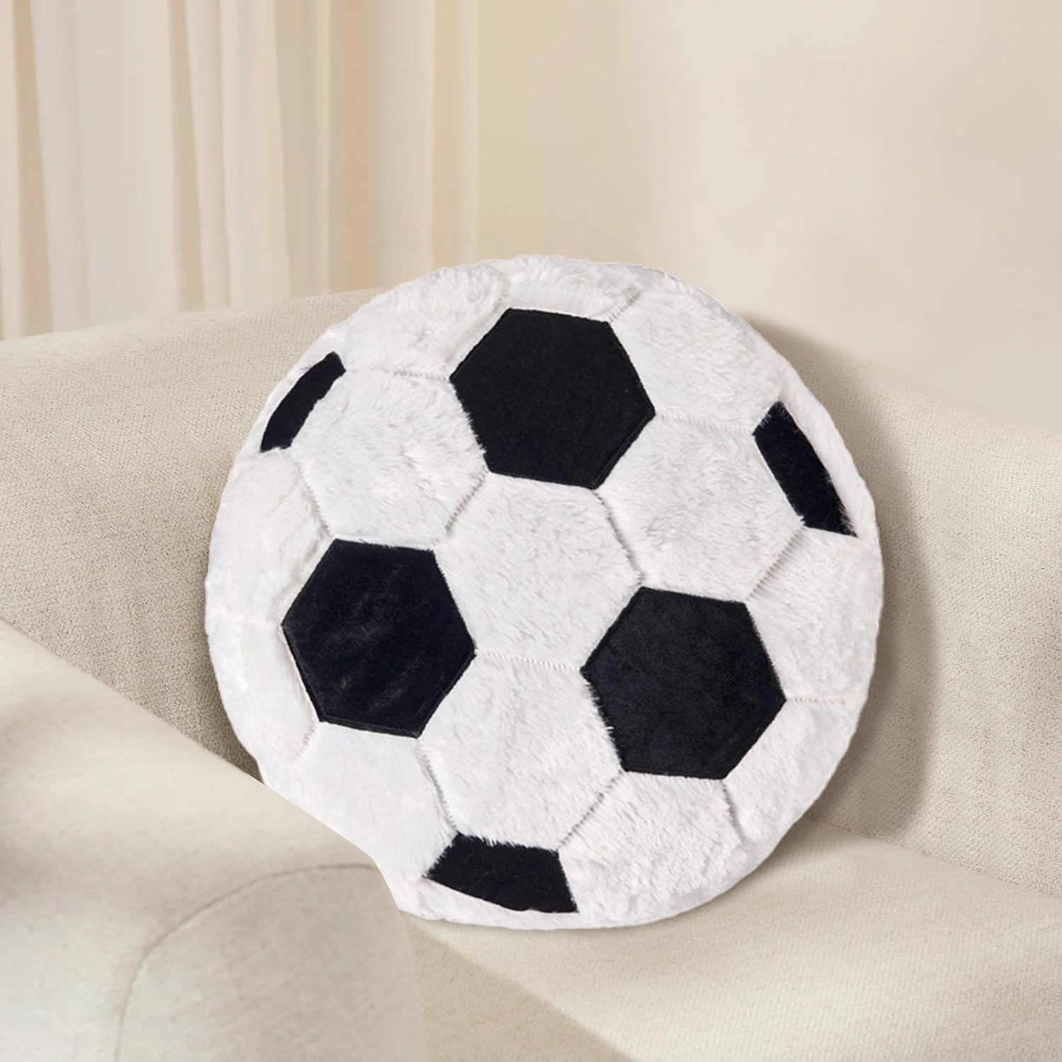 Amazon.com: HZWLFA Soccer Pillow,Soccer Ball Plush Pillows,Sports ...