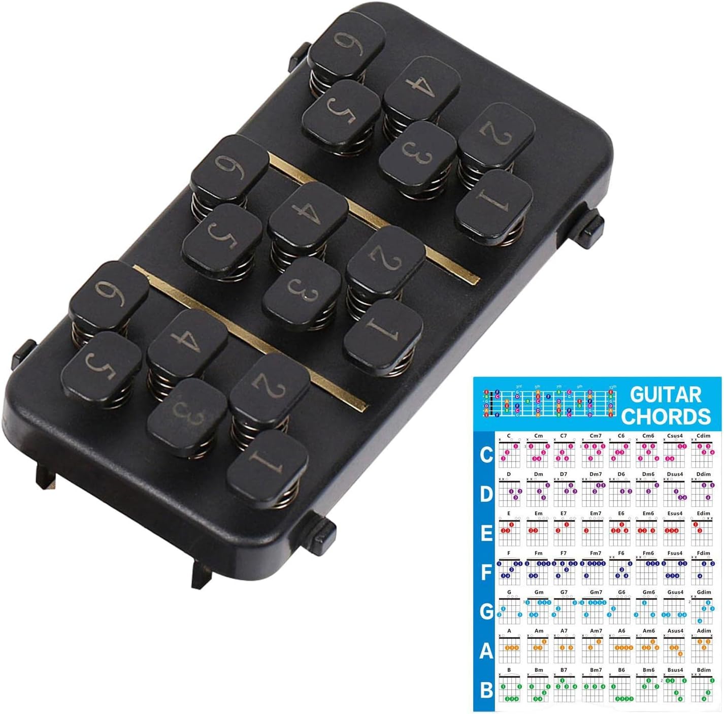 Guitar Learning Tool, Adjustable Universal Guitar Practice Tool ...