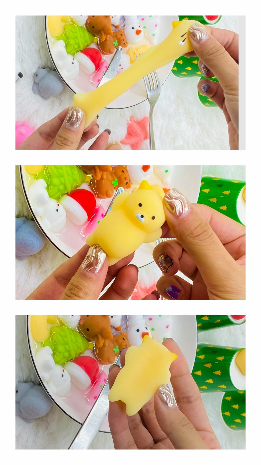 FUFUFA - 20 Pack Mochi Fidget Squishy Toys For Boys and Girls - Party ...