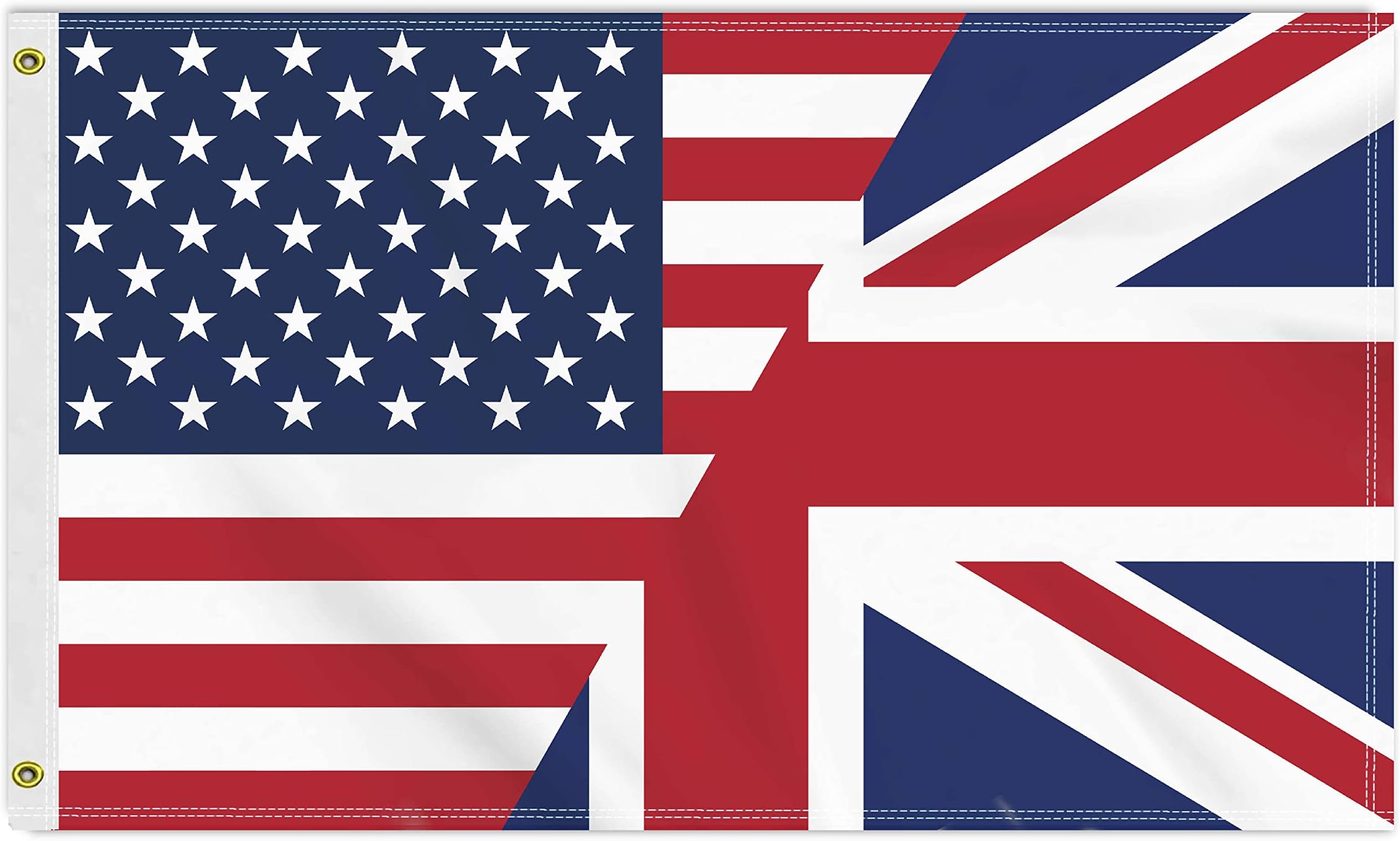 Amazon.com : 3×5 FT USA British Flag, Large 150D America UK Outdoor ...