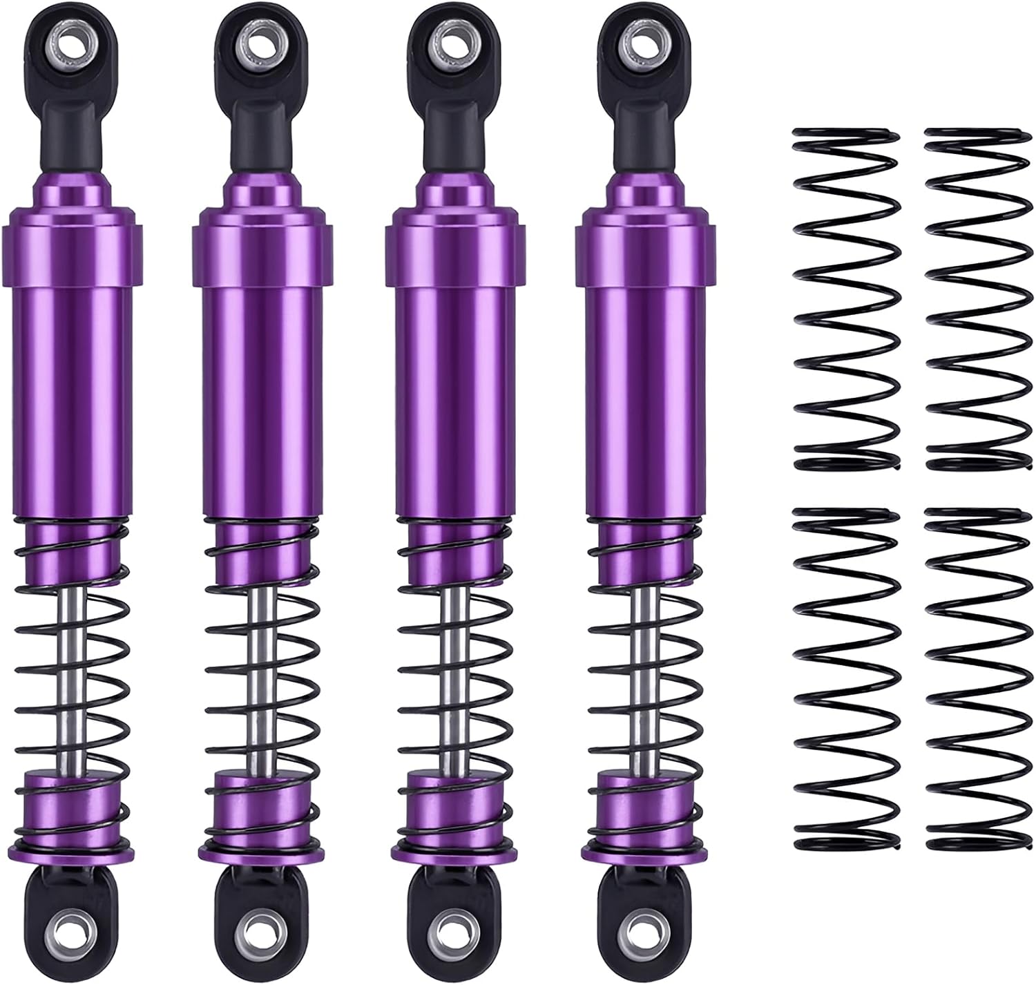 Amazon.com: AMK 1/10 RC Crawler Shocks - 4Pcs 105mm Aluminum Big Bore ...