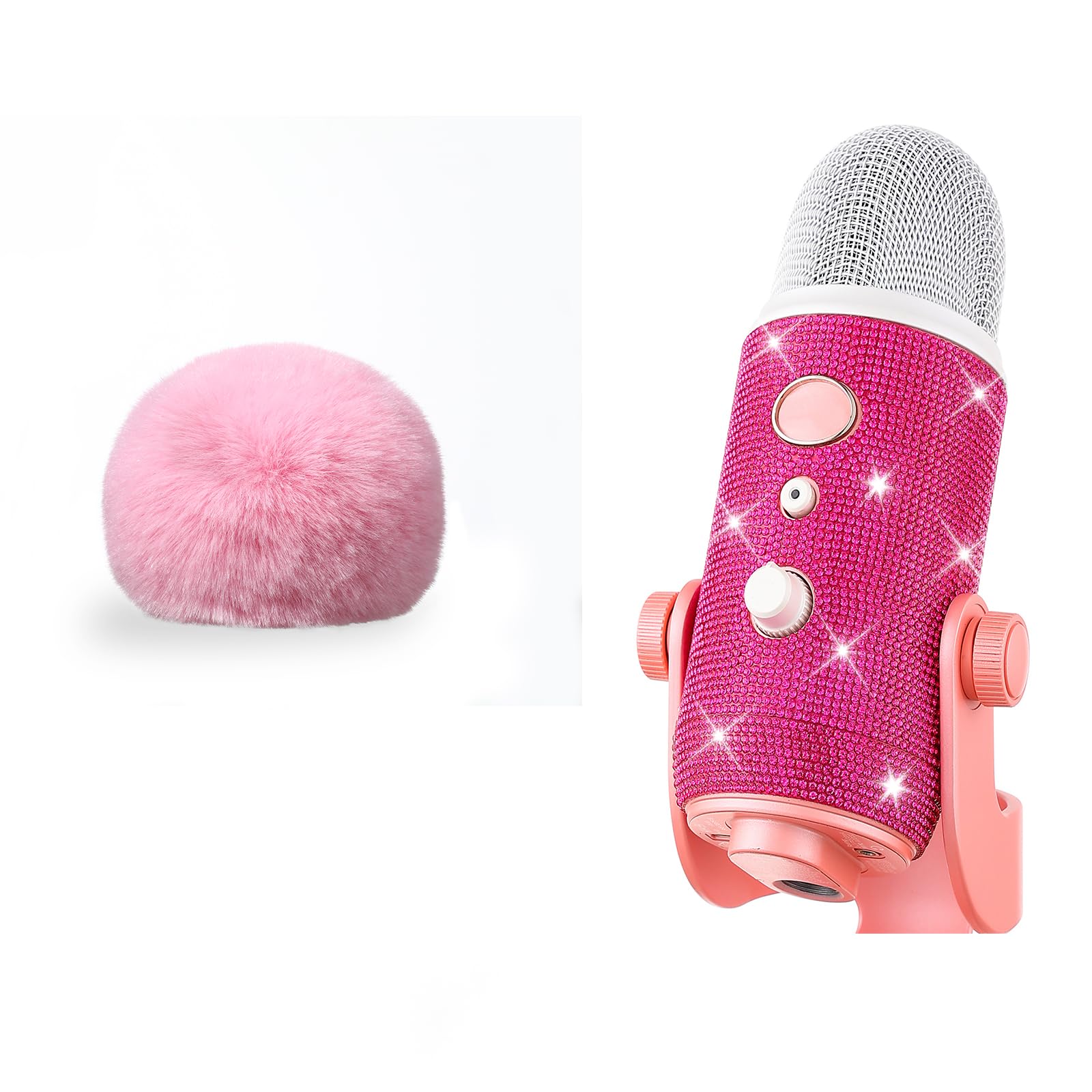 Amazon.com: ZealSound Furry Windscreen d65p and Microphone Diamond ...