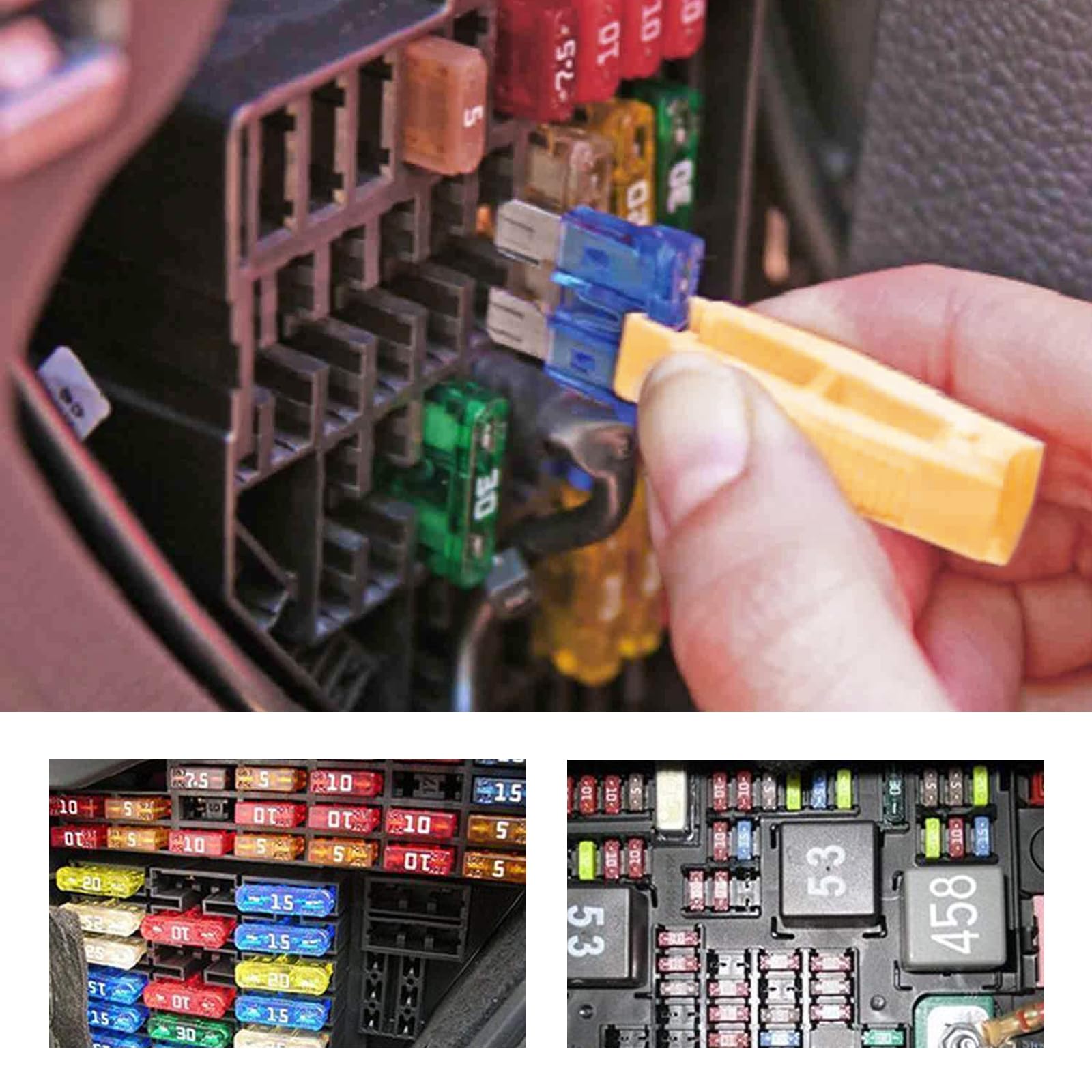 Snapklik.com : Nodteem 140 PCS Car Fuse Kit, 5A 7.5A 10A 15A 20A 25A ...