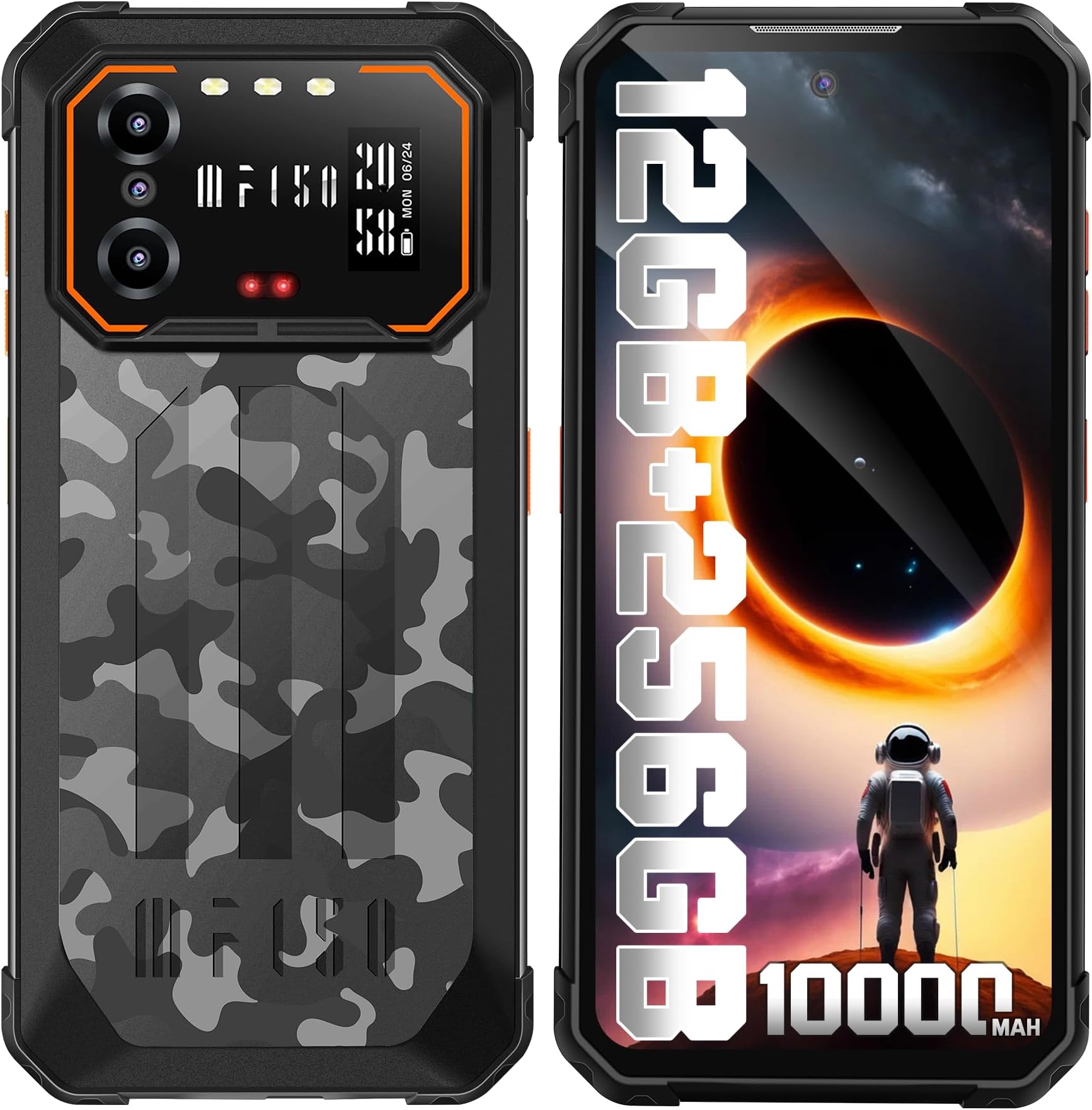 IIIF150 B2 Rugged Smartphone Android 13-10000mAh Battery, 12GB RAM+ ...