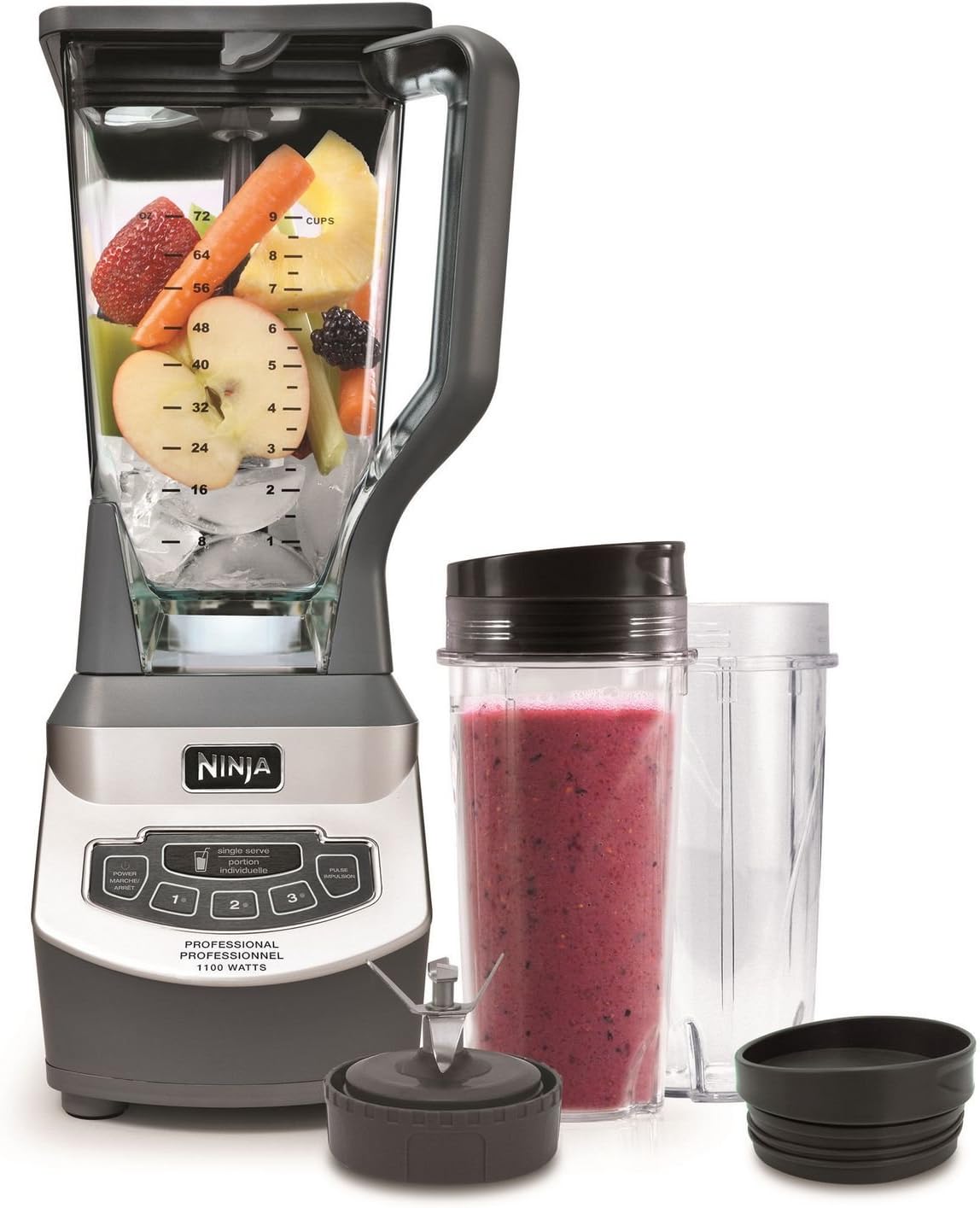 Amazon.com: Ninja Professional Plus Blender Duo - with Auto-iQ: Home ...