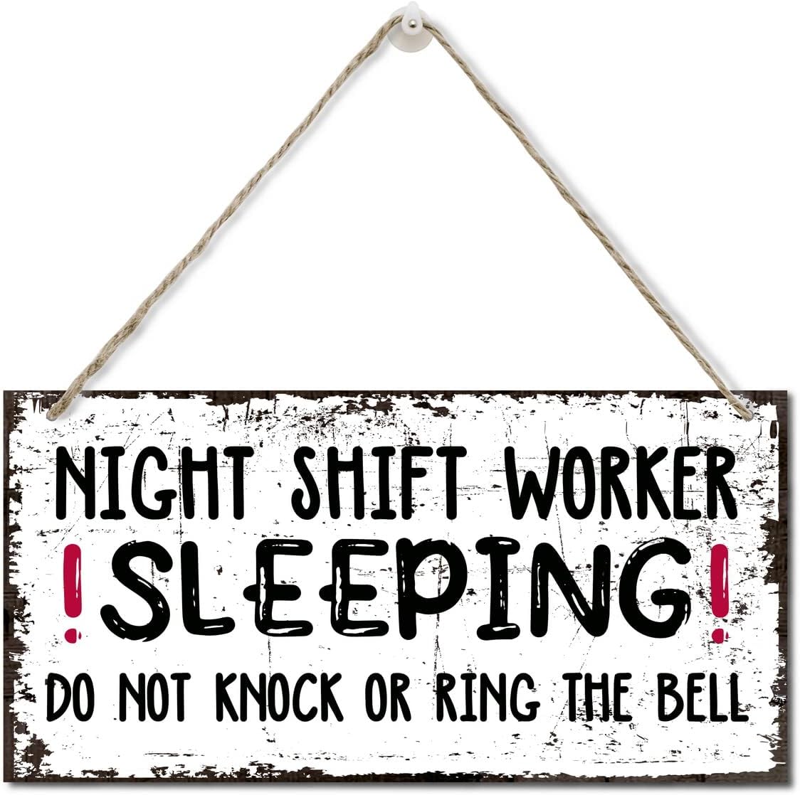 Amazon.com: RED OCEAN Night Shift Worker Sleeping Do Not Disturb ...