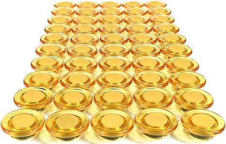 Amazon.com: DIFIT 50 PCS Refrigerator Magnets - Round, Strong, Tiny ...