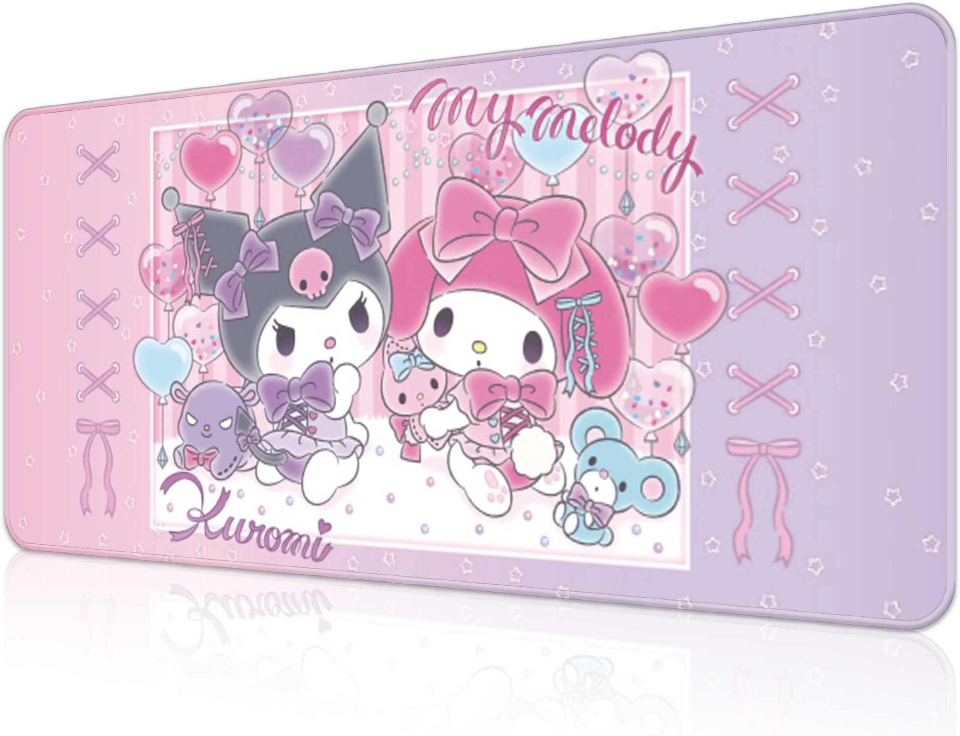 Amazon.com: Kawaii Desk Pad Anime Mouse Pad XLarge Size, Kawaii Desk ...