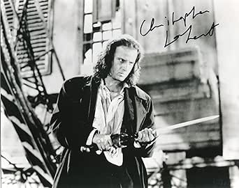 Amazon.com: FRENCH ACTOR Christopher Lambert HIGHLANDER autograph ...
