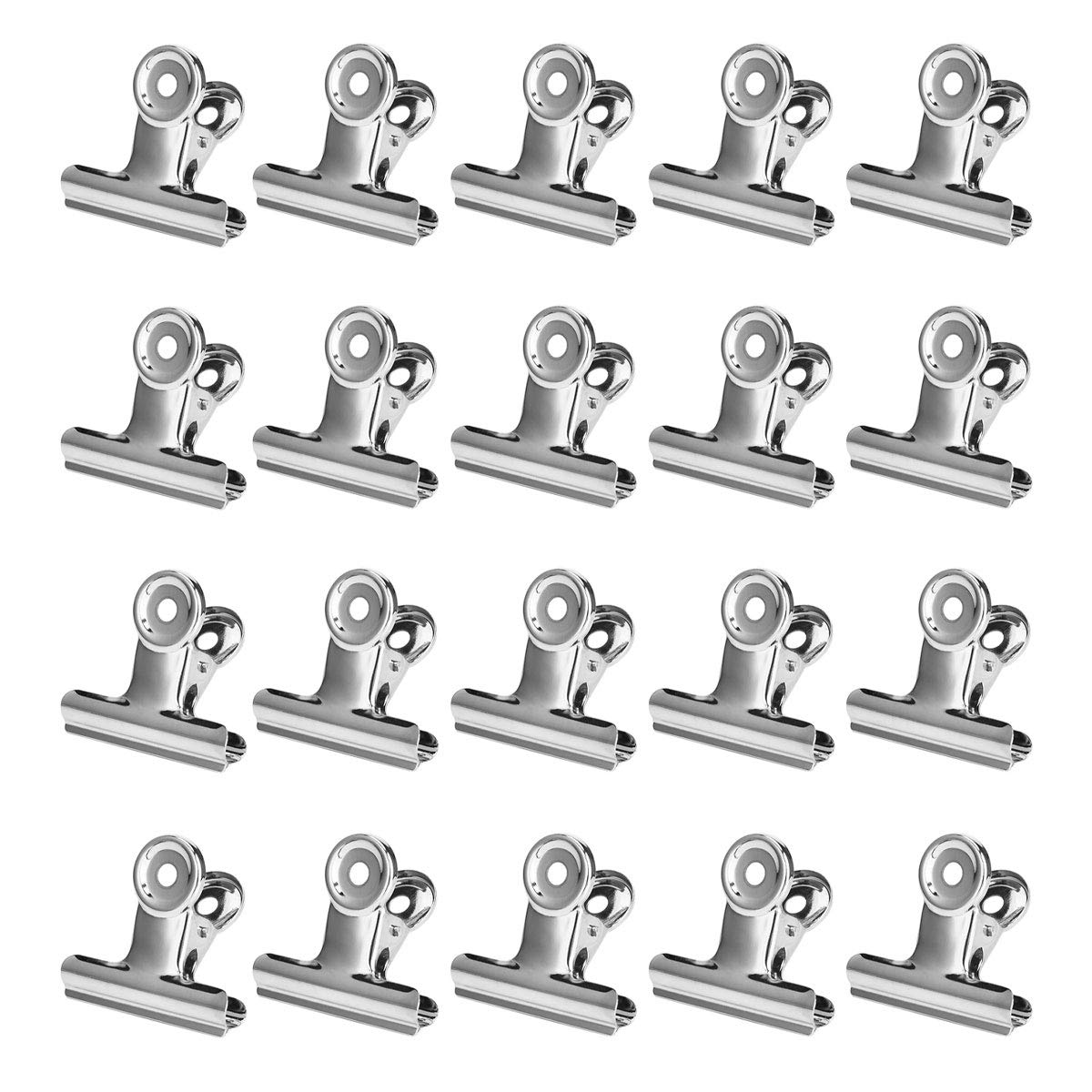 Bulldog Clips 20 Pcs Metal Binder Clips Paper Clamps For Home Office bulldog-clips-20-pcs-metal-binder-clips-paper-clamps-for-home-office