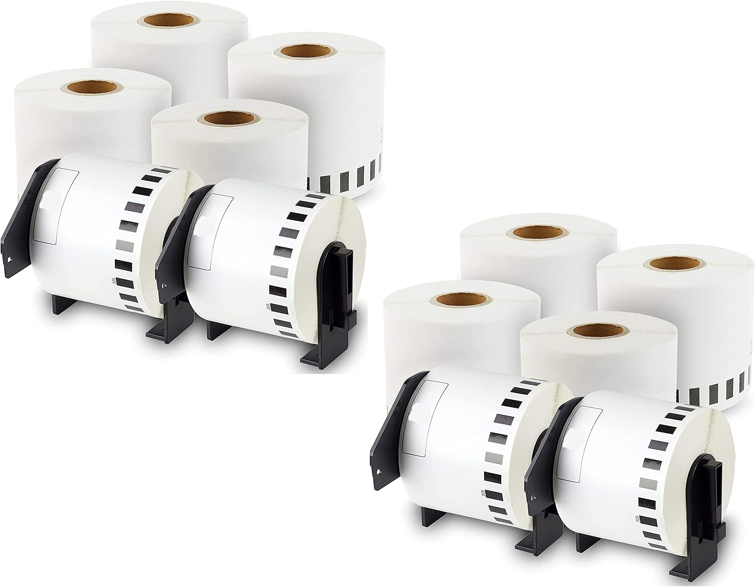 Amazon.com : Prinko-Compatible DK-205 DK-2205 Continuous Paper Labels ...