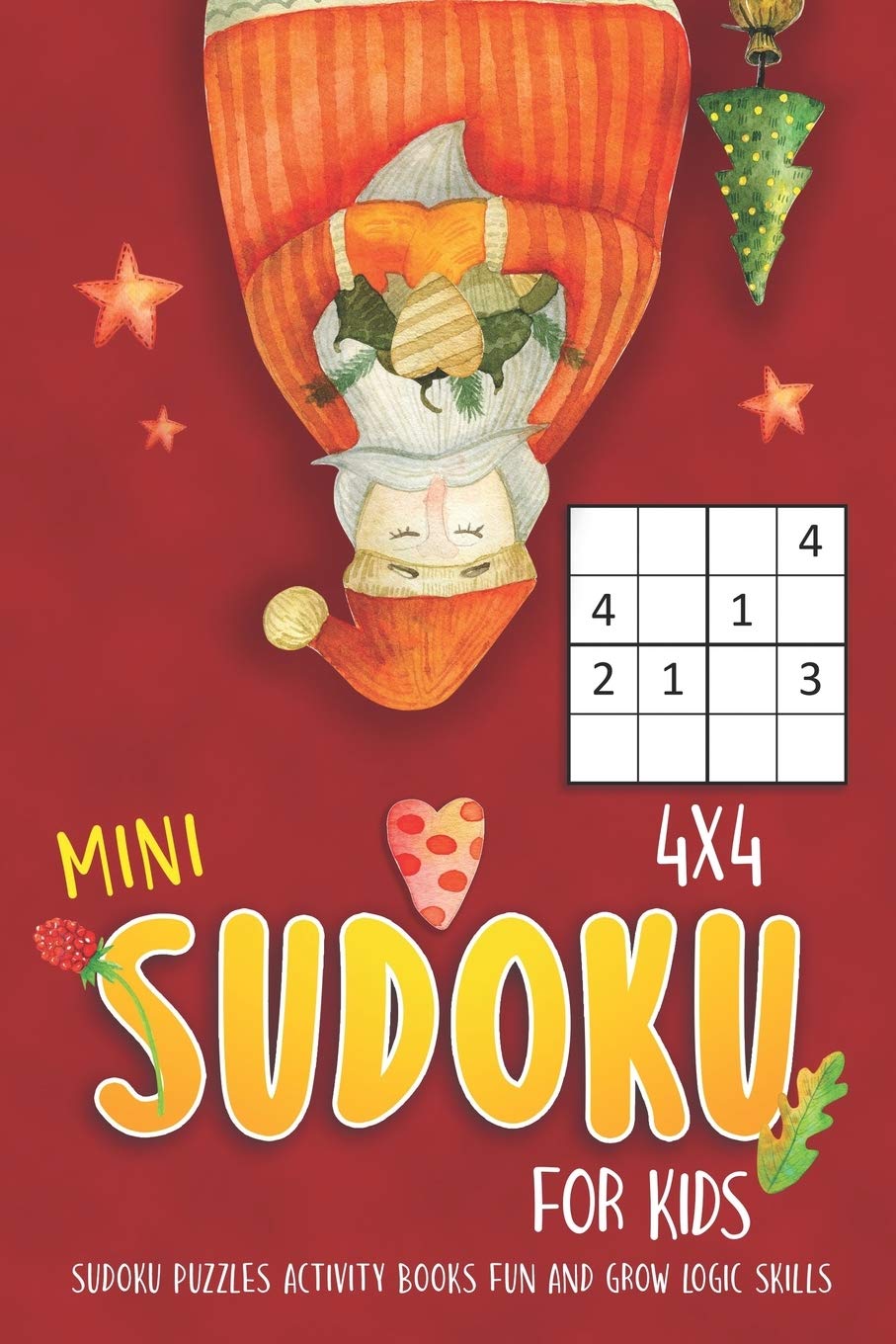 Mini Sudoku For Kids: 4x4 Sudoku Puzzle Book Gradually Increases ...