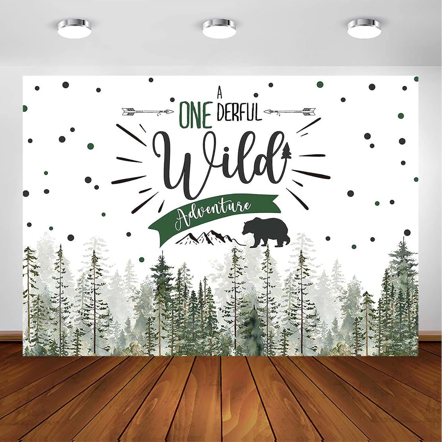 Amazon.com : Avezano Wild One Backdrop for Boy's A Onederful Wild ...