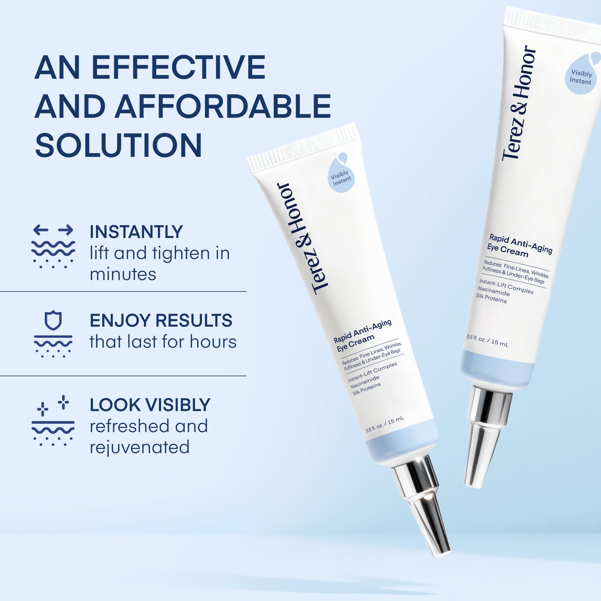 Snapklik.com : TEREZ & HONOR Anti-Aging Rapid Reduction Under-Eye Cream