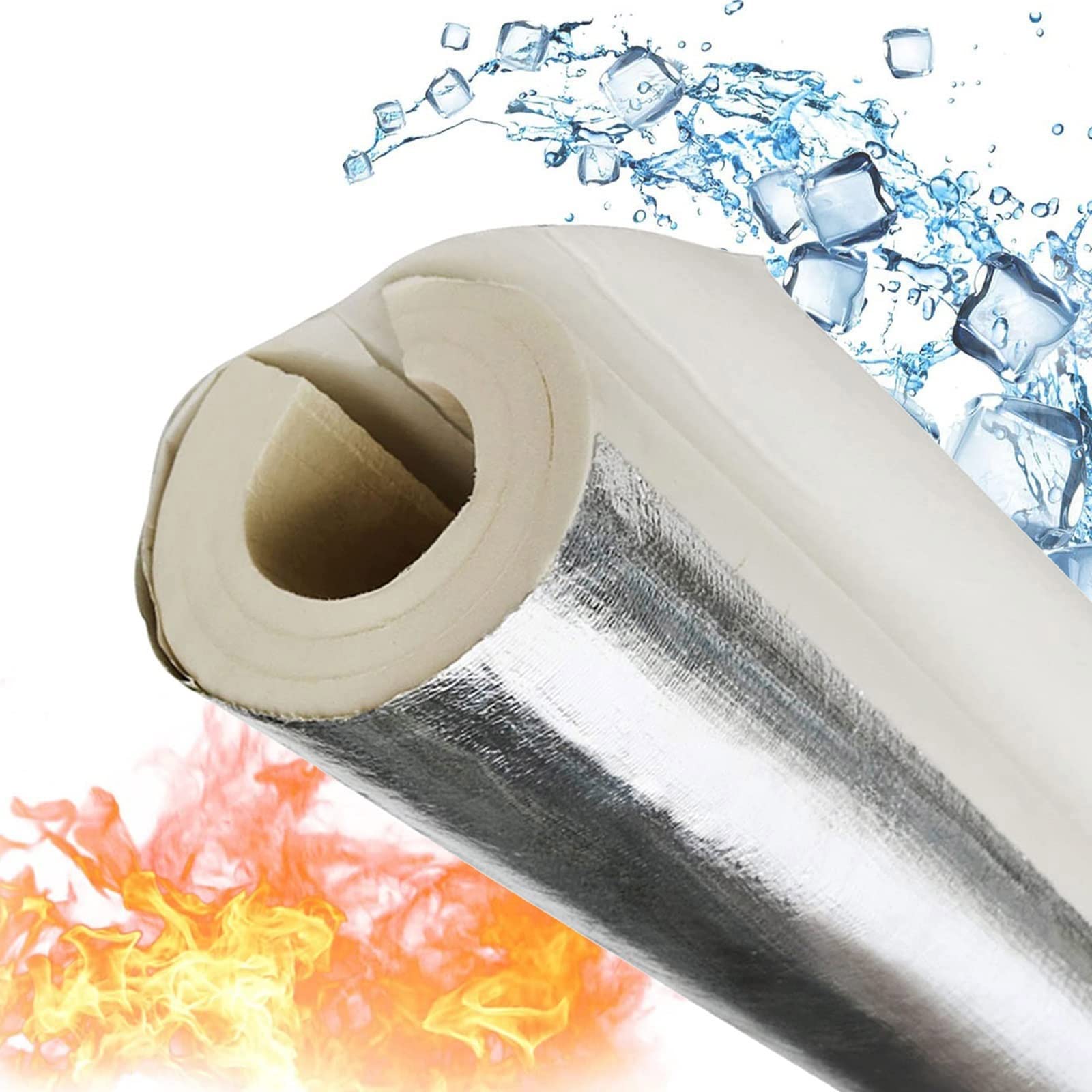 Amazon.com: Polyethylene Pipe Insulation, 7/8" 1-1/3" 1-8/9" 3" 3-1/2 ...