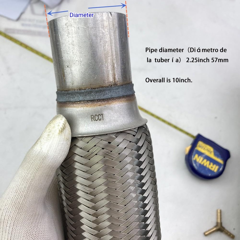 Snapklik.com : 2 1/4 Inch Flex Pipe Exhaust 57mm Flex Exhaust Flexible ...